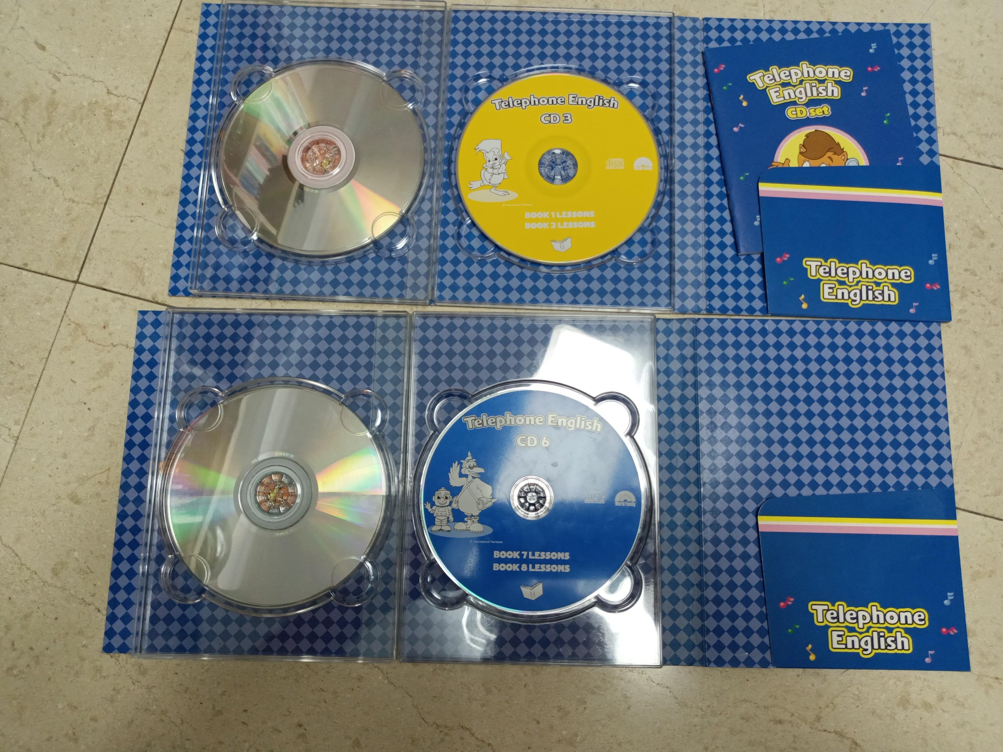World Family English Telephone English CD Set, 興趣及遊戲, 書本 & 文具, 小朋友書 ...