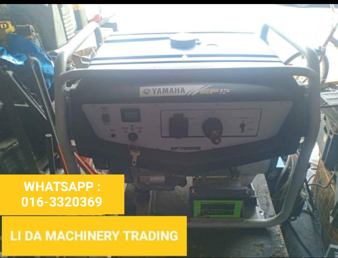 Yamaha EF7200 Generator (5000W), Services, Others on Carousell