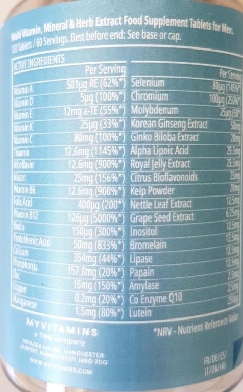 Alpha Men Multivitamin tablets, Everything Else on Carousell