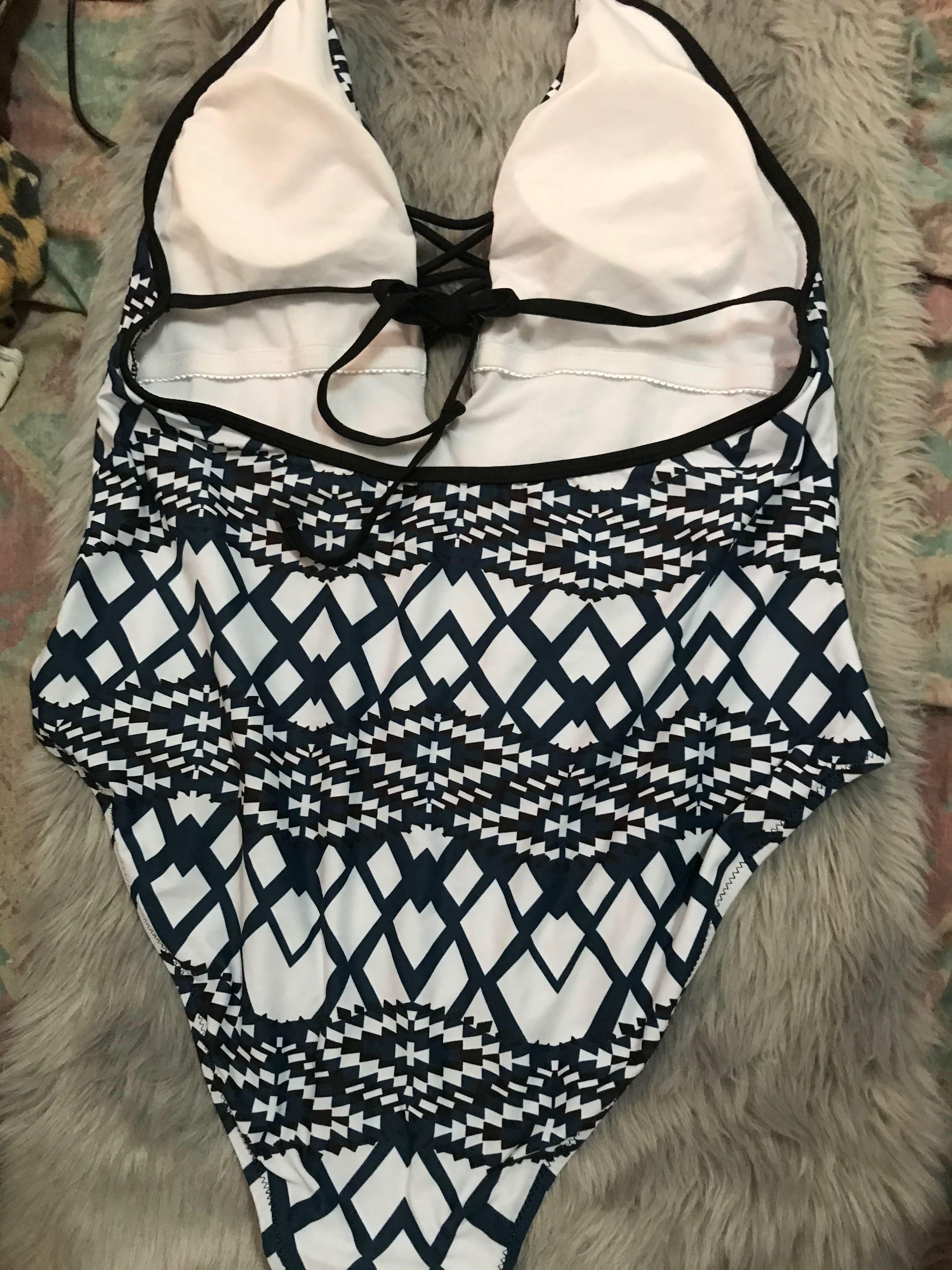 Aztec one piece swimsuit, Women's Fashion, Activewear on Carousell