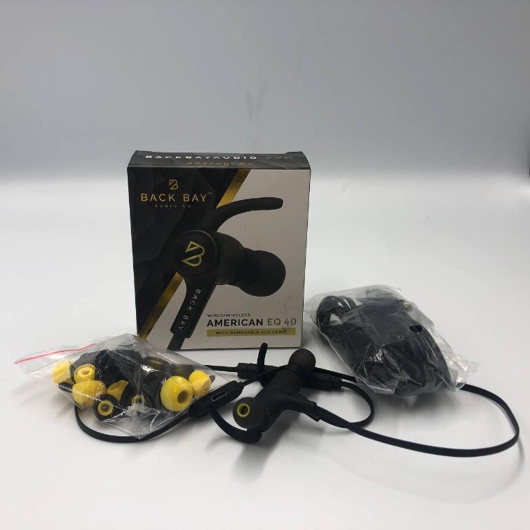 Back Bay 2-in-1 Wireless & Wired Bluetooth Earbuds on Carousell