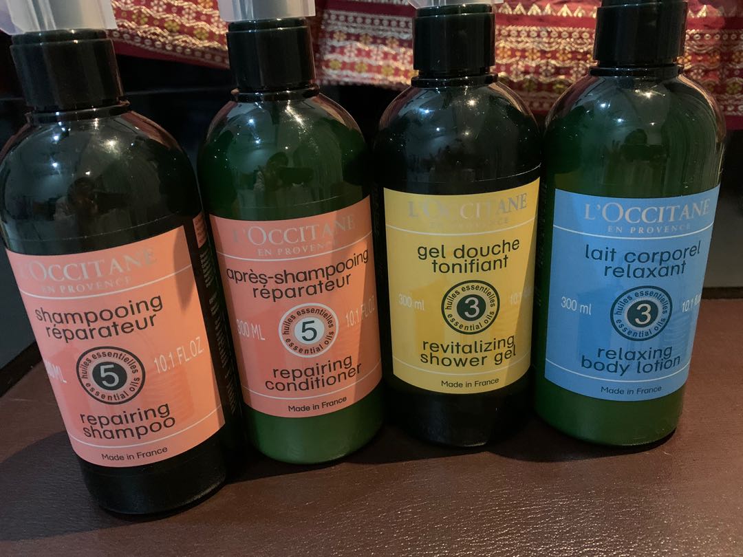 Brand New Loccitane 300ml x 2 bottles hair set, Beauty & Personal Care ...