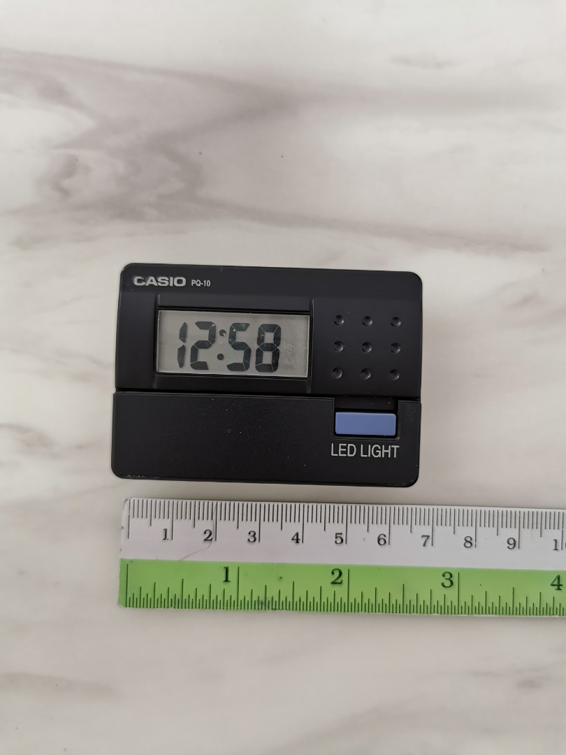 Casio alarm clock PQ-10, Furniture & Home Living, Home Decor, Clocks on ...