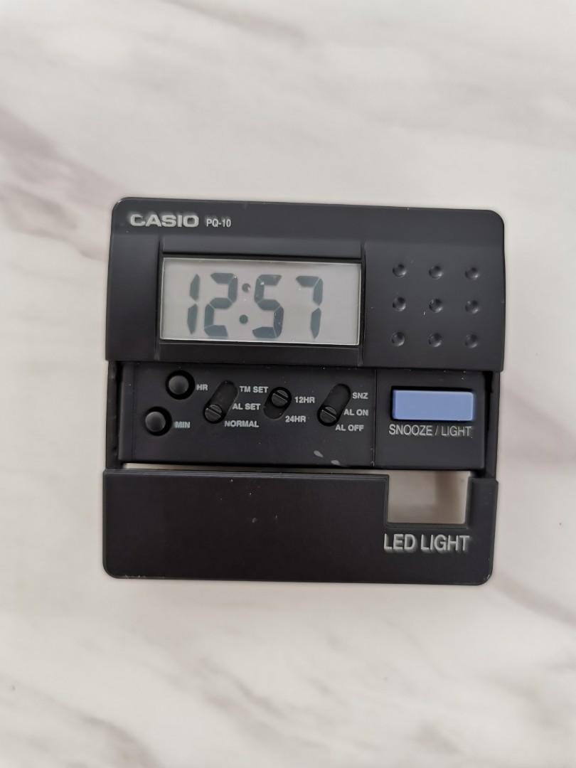 Casio alarm clock PQ-10, Furniture & Home Living, Home Decor, Clocks on ...