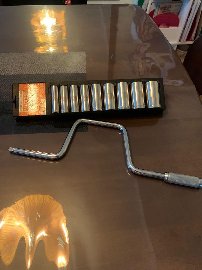 Craftsman deep socket and Facom speed handle, Furniture & Home Living ...