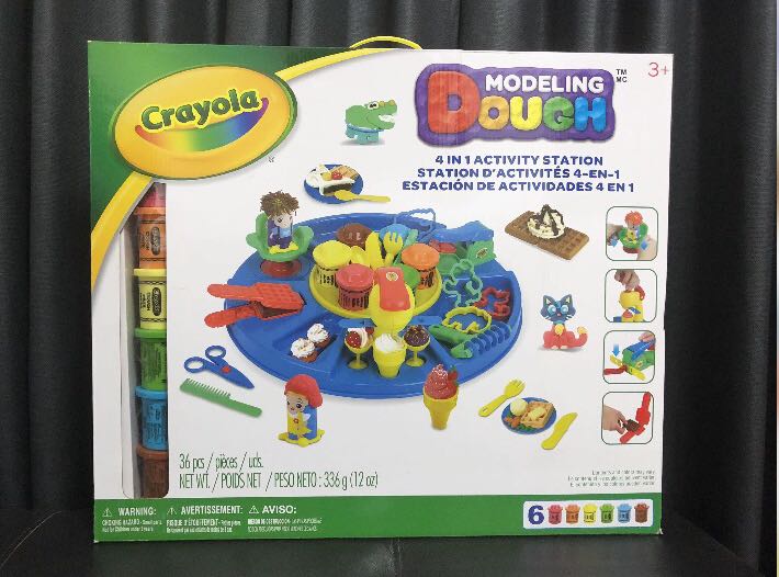 Crayola Modeling Dough 4-in-1 Activity Station, Babies & Kids, Infant ...