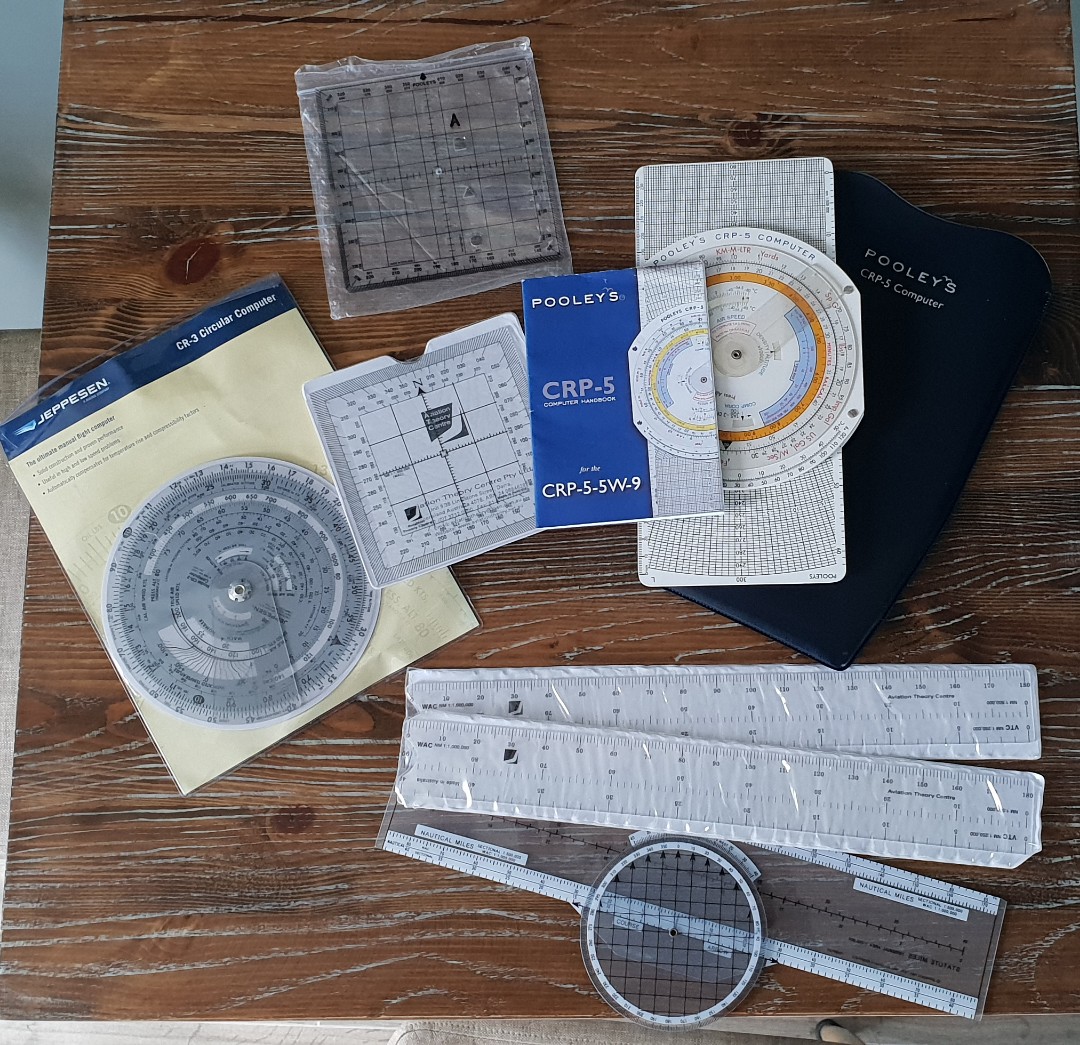 CRP Computer Pooley CRP-5 Jeppesen CR-3 Navigation Ruler Compass ...