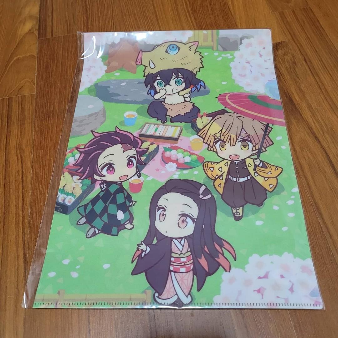 Demon Slayer A4 Folder File, Hobbies & Toys, Stationery & Craft ...