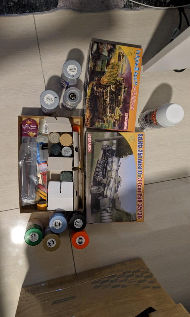 dragon military scale models, paints etc, Hobbies & Toys, Toys & Games ...