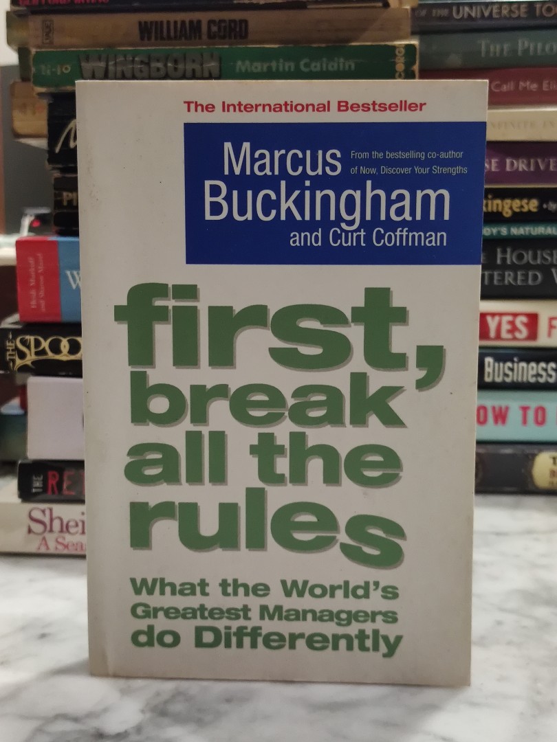 (ENG) First, Break All The Rules, Hobbies & Toys, Books & Magazines ...