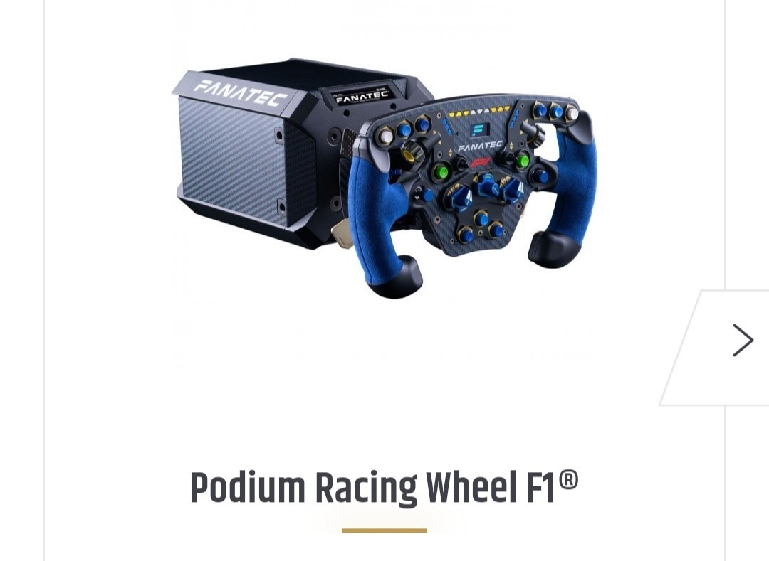 Fanatec Podium Racing Wheel F1® (需要訂購), 其他, 其他 - Carousell