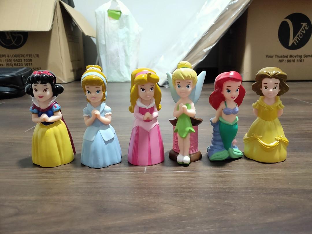 Full Set Authentic Disney Princesses Figurines from Disneyland, Hobbies ...