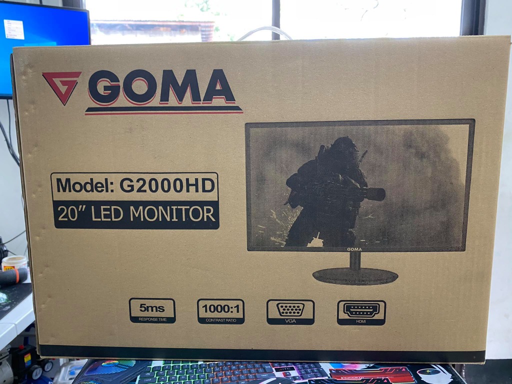 GOMA 20 inch Monitor, Computers & Tech, Parts & Accessories, Monitor ...