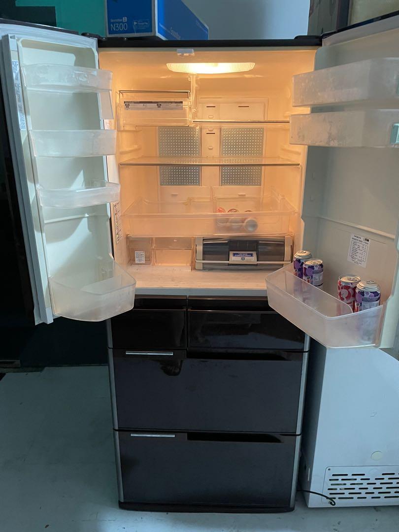 Hitachi made in japan 6 door fridge, TV & Home Appliances, Kitchen ...