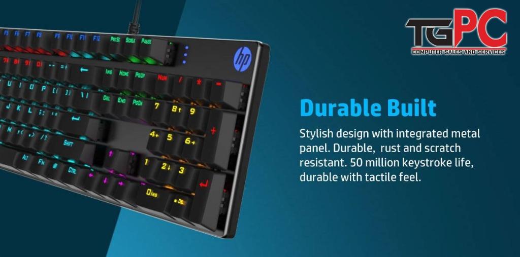 Original HP Mechanical Gaming Keyboard , Computers & Tech, Parts ...