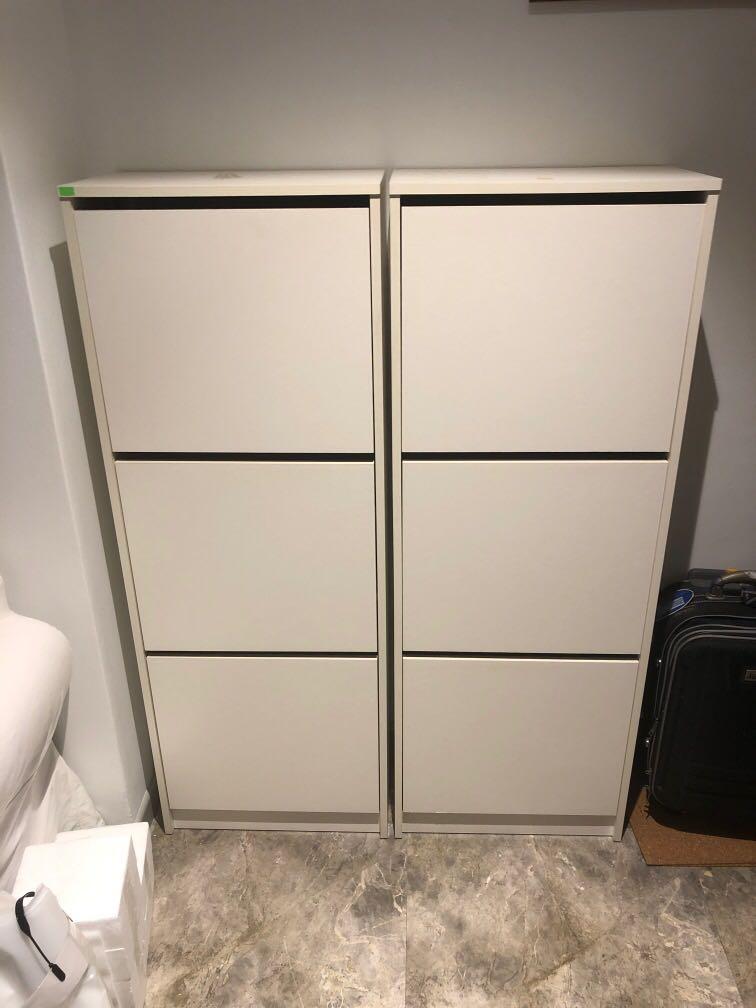Ikea Bissa Shoe Cabinets, Furniture & Home Living, Furniture, Shelves ...