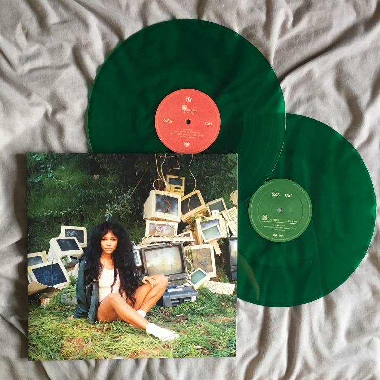 SZA - Ctrl Translucent Green Limited Edition Vinyl LP Record, Hobbies & Toys, Music & Media ...