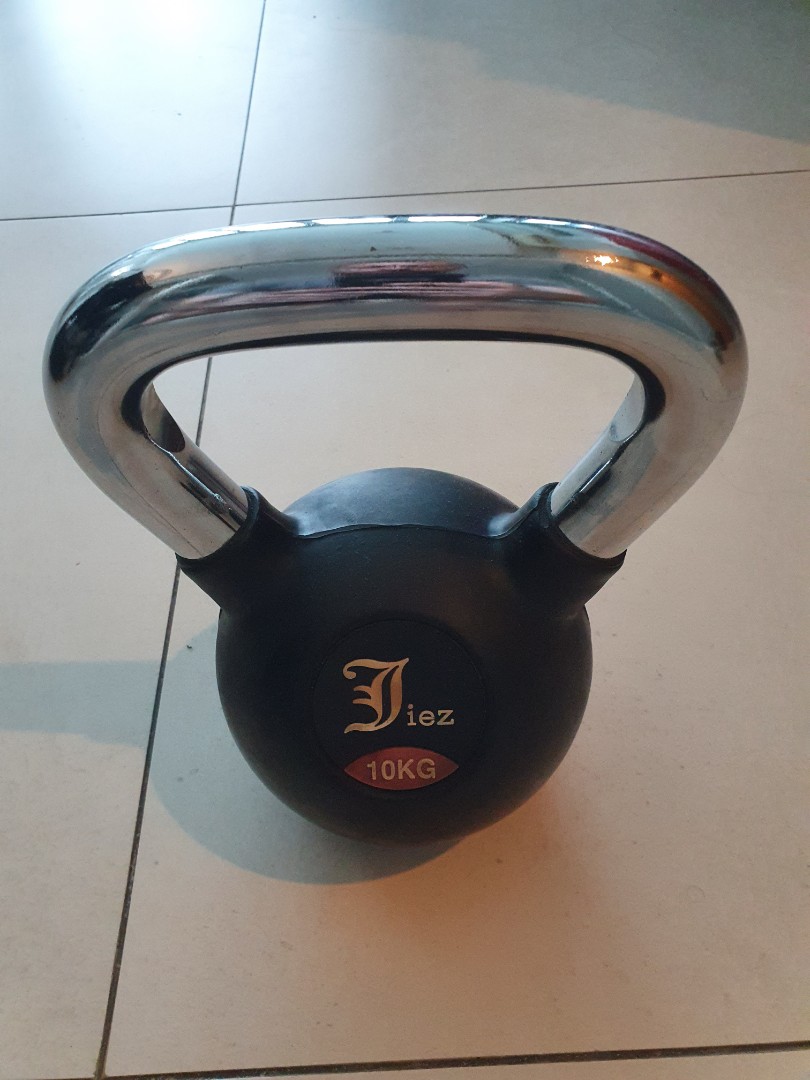Kettle bell. 10 kg, Sports Equipment, Exercise & Fitness, Weights ...