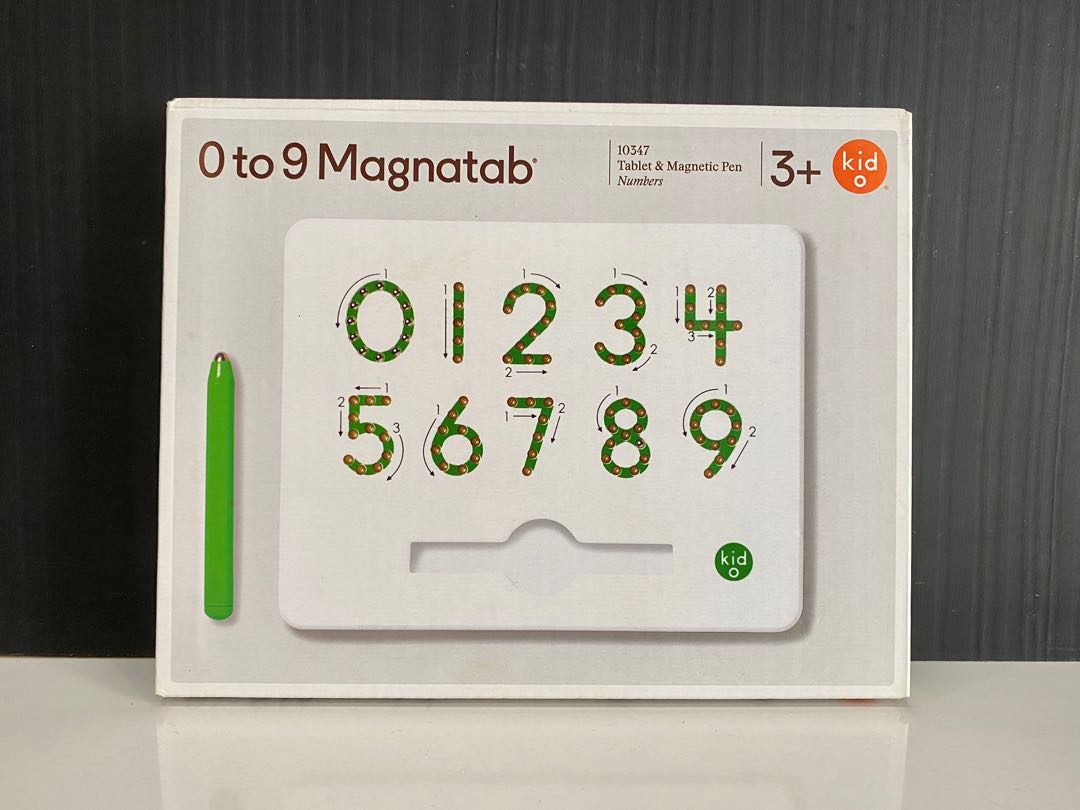 Kid O Magnatab (Numbers 0 to 9), Hobbies & Toys, Toys & Games on Carousell