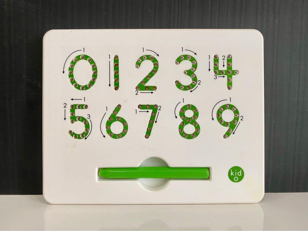 Kid O Magnatab (Numbers 0 to 9), Hobbies & Toys, Toys & Games on Carousell