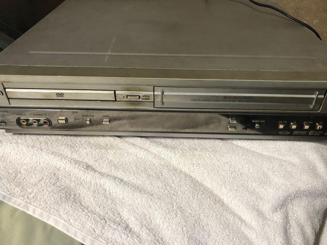 LG DVD VHS player, 家庭電器, 電視 & 其他娛樂, 藍光及播放器 - Carousell