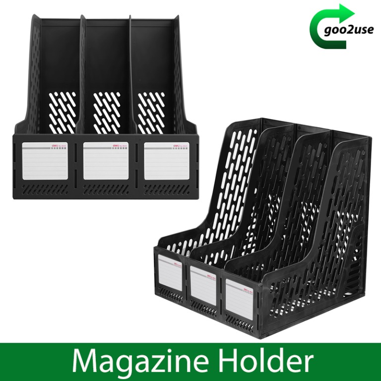 Magazine Holder/3 column Magazine Holder, Hobbies & Toys, Stationery ...