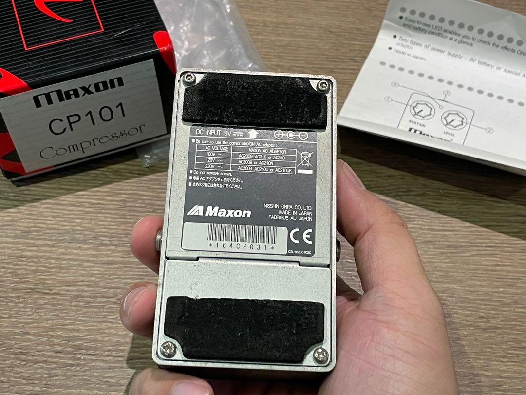 Maxon CP101 Guitar Compressor Pedal, Music & Media, Music Accessories ...