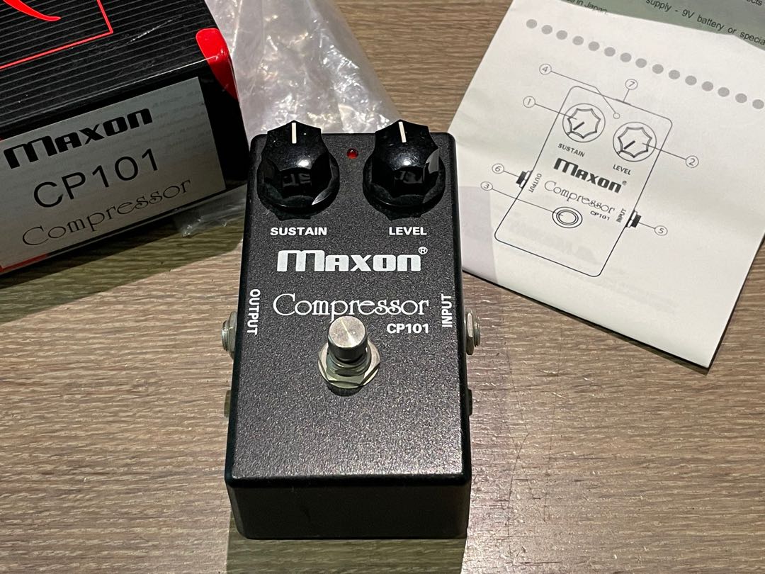 Maxon CP101 Guitar Compressor Pedal, Music & Media, Music Accessories ...