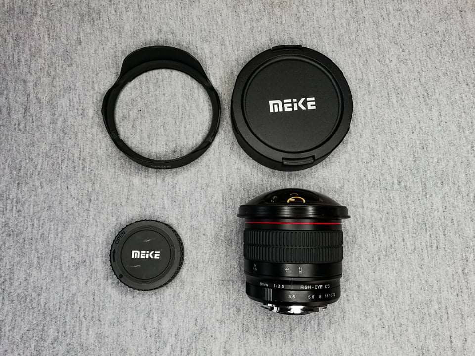 Meike 8mm 3.5 fish-eye wide lens, Photography, Lens & Kits on Carousell