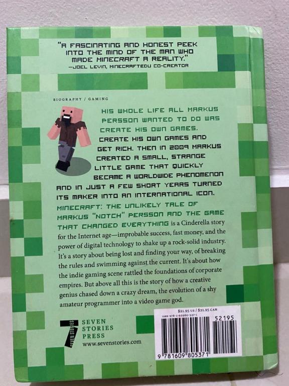 Minecraft hard cover story book, Hobbies & Toys, Books & Magazines ...