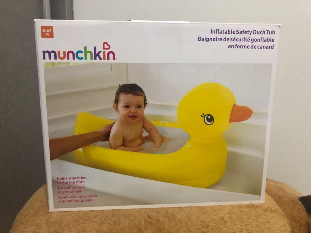 Munchkin Inflatable Safety Duck Tub, Babies & Kids, Infant Playtime on ...