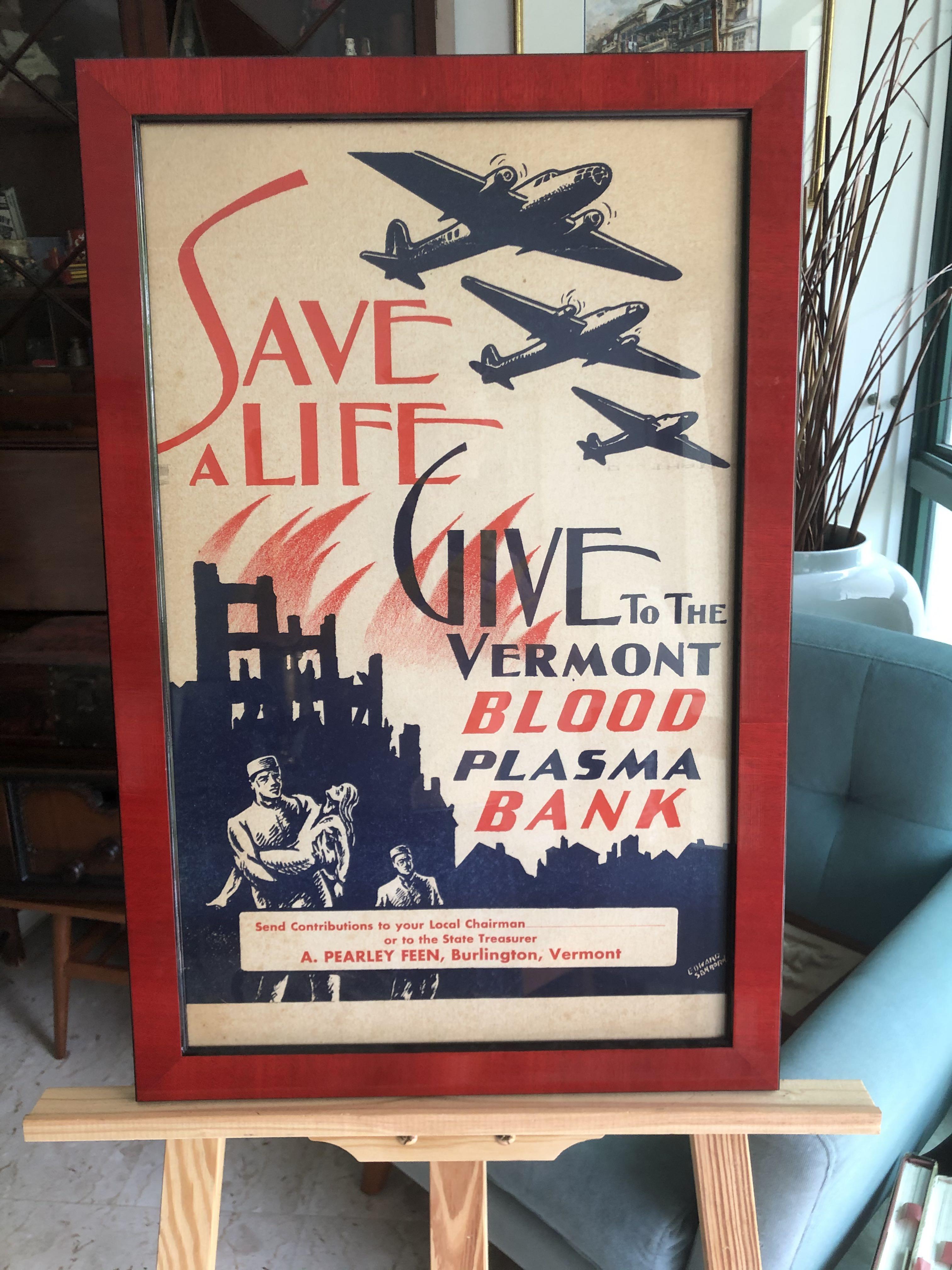 Original WW2 American Poster 1943 Rare By Edward Sanborn, Hobbies ...