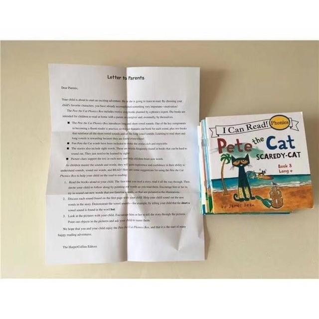 Pete the cat 12 mini books short and long vowel sounds brand new ...