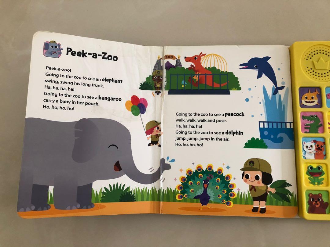 Pinkfong Animal Songs Sound Book, Hobbies & Toys, Toys & Games on Carousell