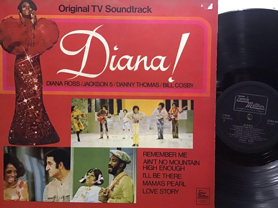 LP Diana Ross TV Show A Jackson 5 VINYL RECORD Anubis Piring Hitam Pop ...