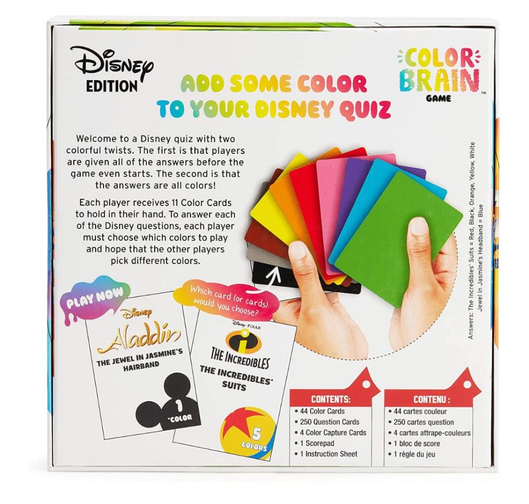 Disney Color Brain (Authentic) - Colour Game, Hobbies & Toys, Toys ...