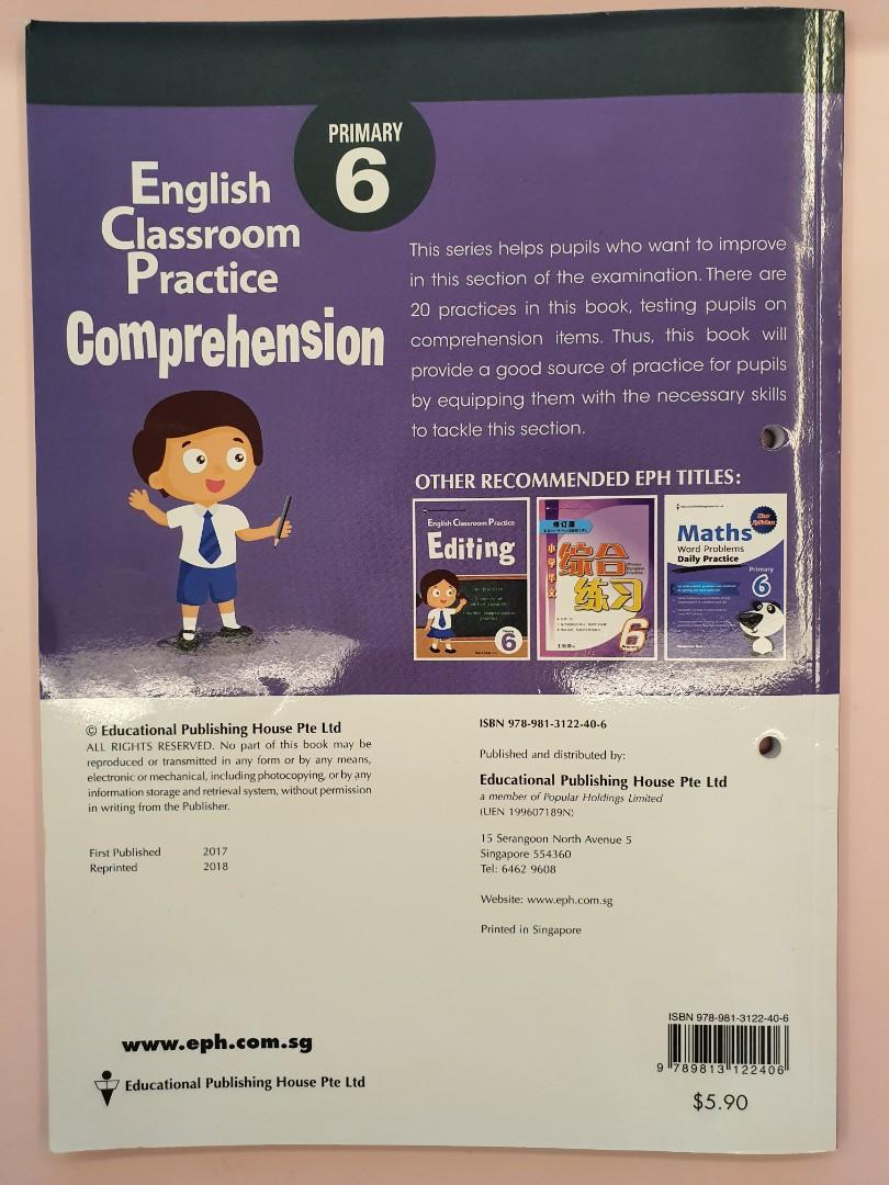 PSLE P6 English Comprehension & Composition books, Hobbies & Toys ...