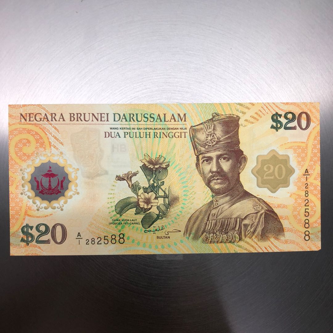 Rare Brunei Commemorative $20 Banknote, Hobbies & Toys, Memorabilia ...