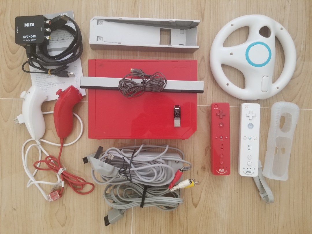 (Rare Collectors Item) Japanese Red Nintendo Wii Super Mario 25th ...
