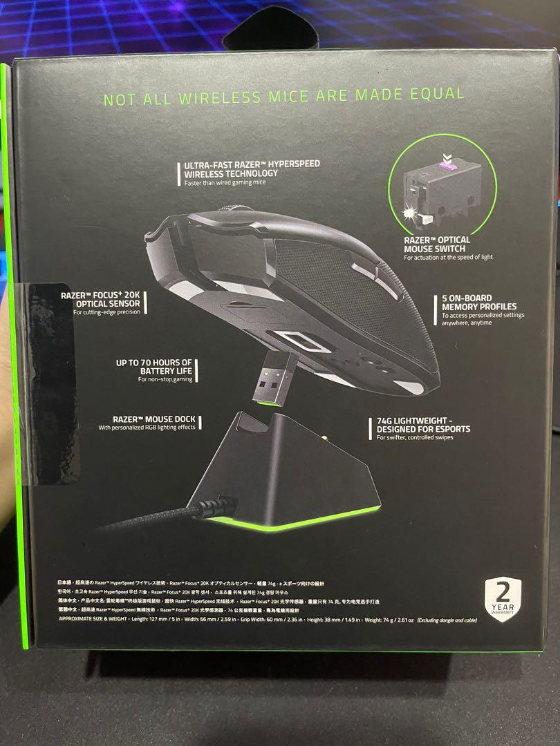 Razer Viper Ultimate Wire-less Mouse, Computers & Tech, Parts ...