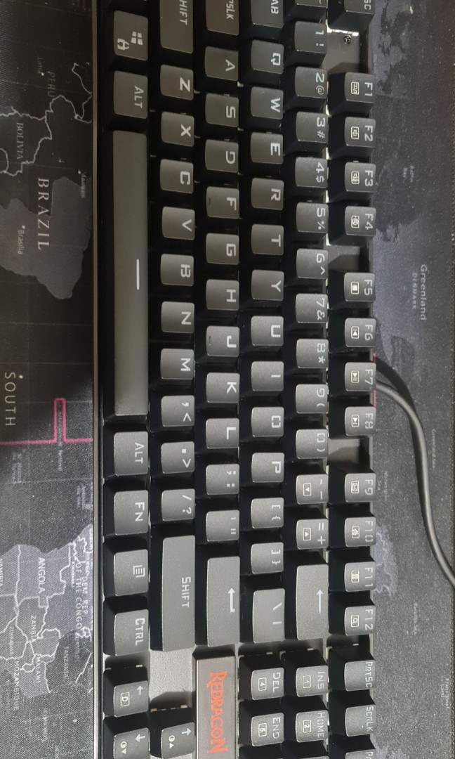 Red Dragon kumara k552 rgb version mechanical keyboard, Computers ...