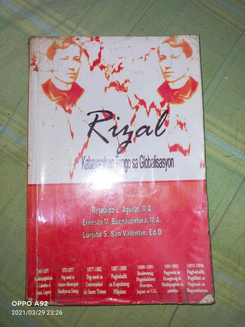 Rizal, Hobbies & Toys, Books & Magazines, Textbooks on Carousell