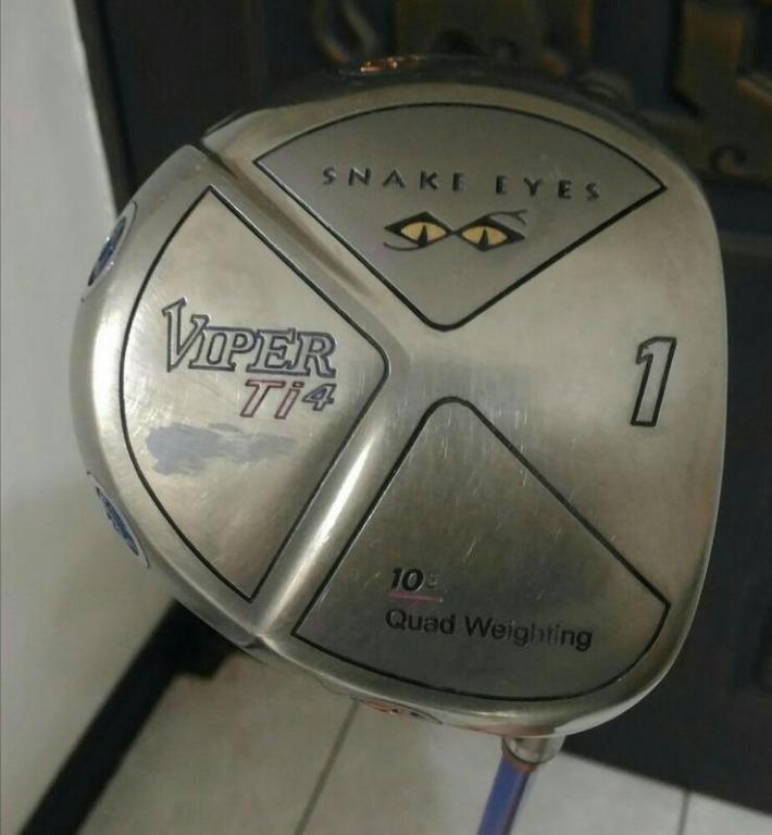 SNAKE EYES VIPER Ti4 DRIVER 10.5º 1號木桿, 體育器材, 健身用品, 有氧健身器材在旋轉拍賣