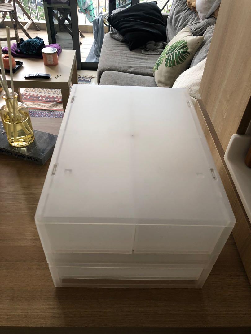 Storage case MUJI, Furniture & Home Living, Home Improvement ...