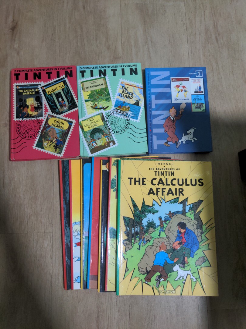TinTin Comics, Books & Stationery, Comics & Manga on Carousell