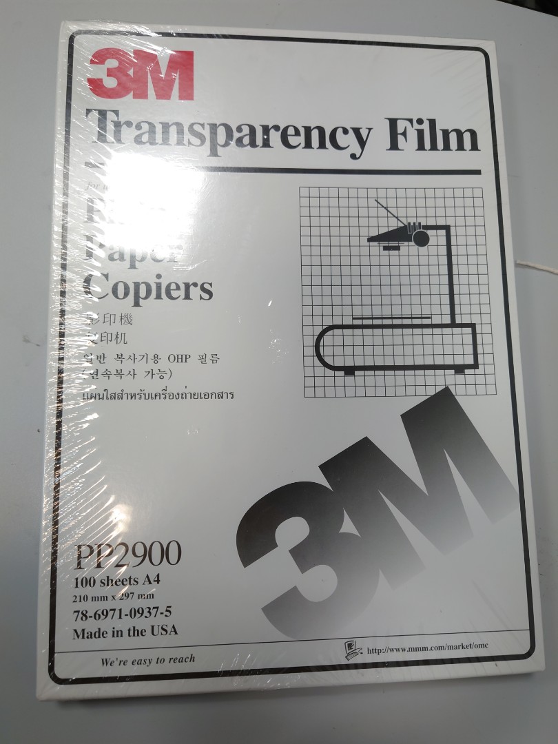 Transparency Film, Hobbies & Toys, Stationery & Craft, Stationery ...
