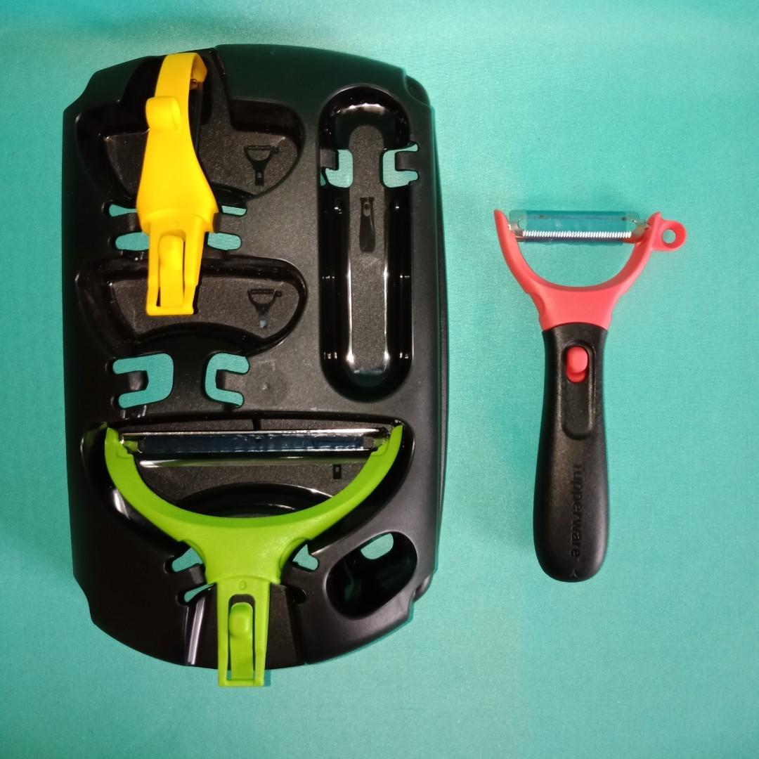 TUPPERWARE CLICK SERIES PEELER SET, Furniture & Home Living ...