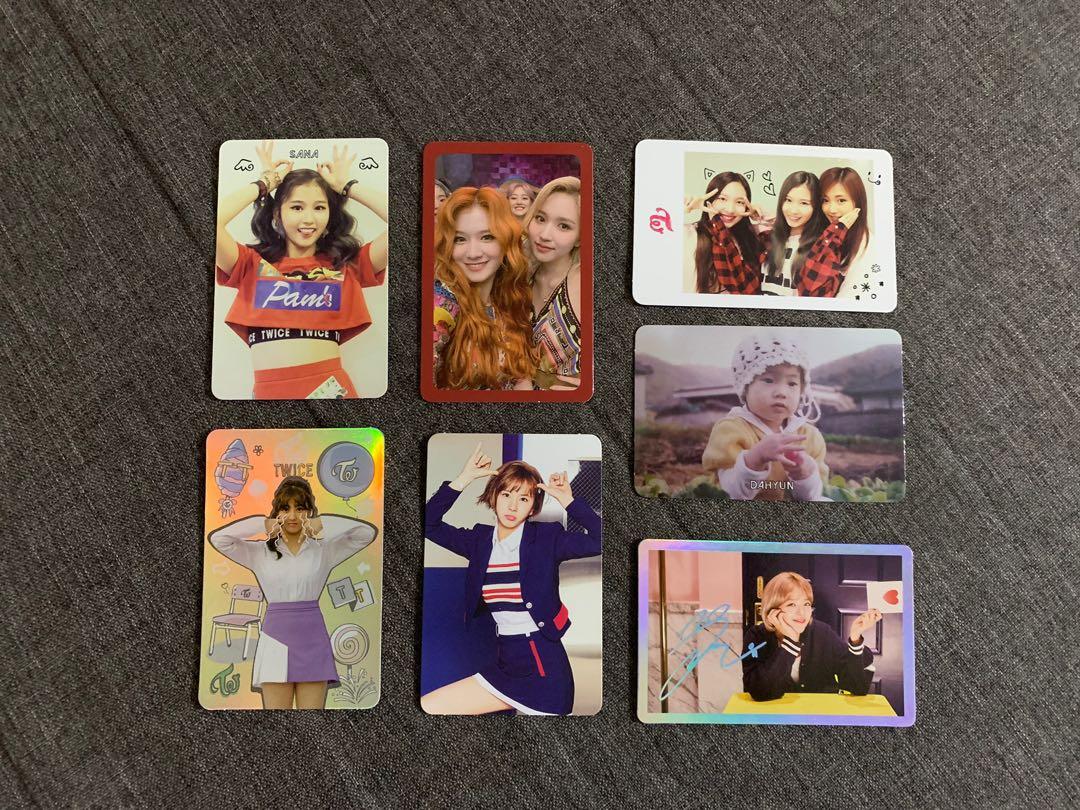 TWICE RARE PHOTOCARDS SET, Hobbies & Toys, Memorabilia & Collectibles ...