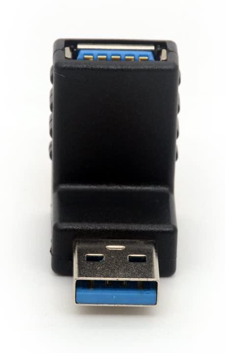 USB 3.0 Adapter 90 Degree Right Angled USB Connector Type A Male to ...