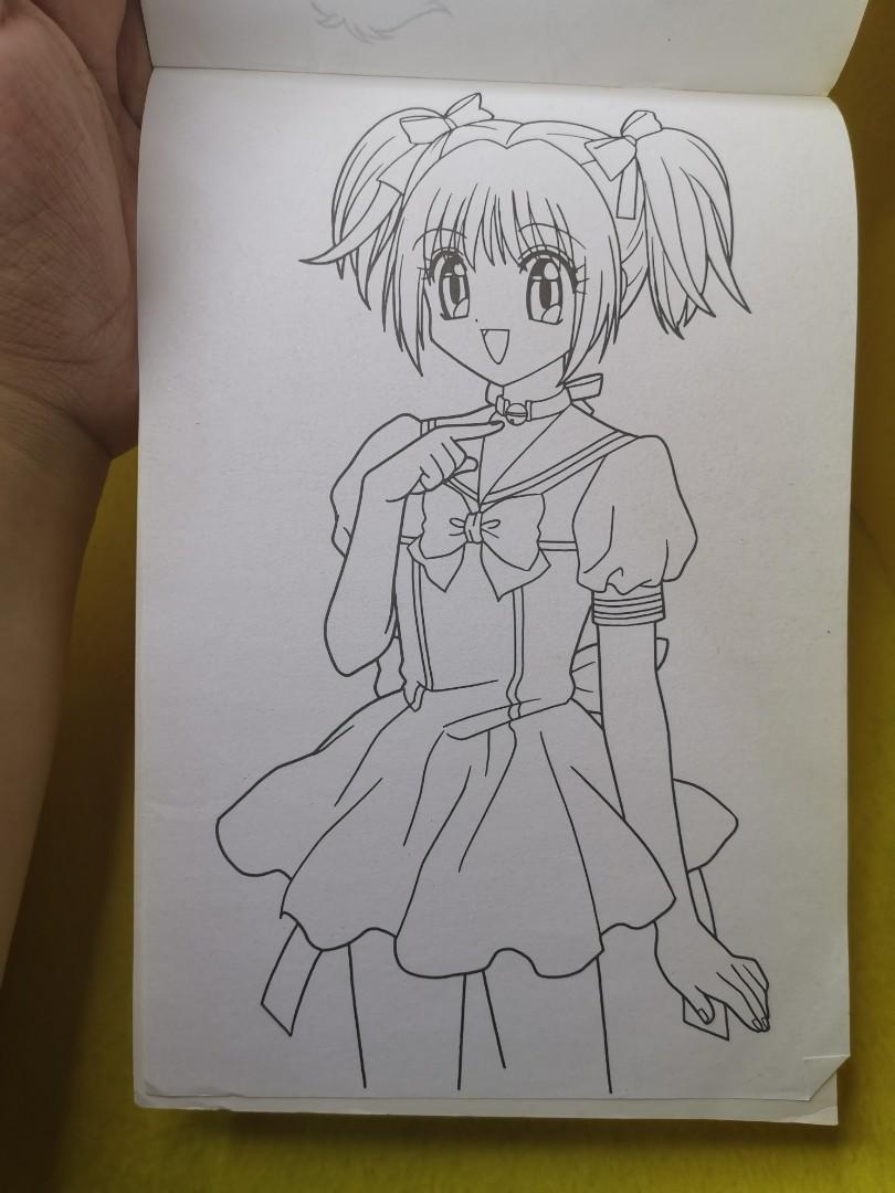 Vintage Anime Coloring Booklet, Hobbies & Toys, Stationary & Craft ...